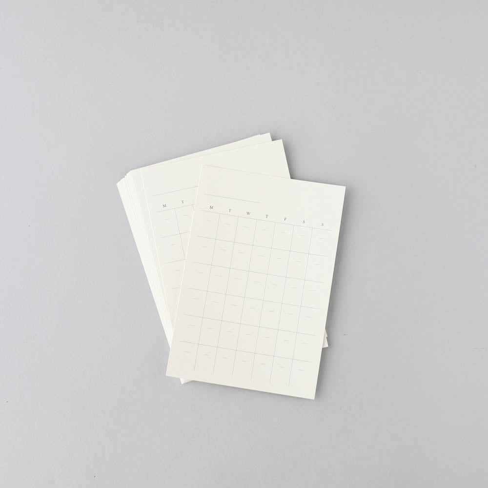 Midori MD Blank Calendar Stickers – Ink & Lead