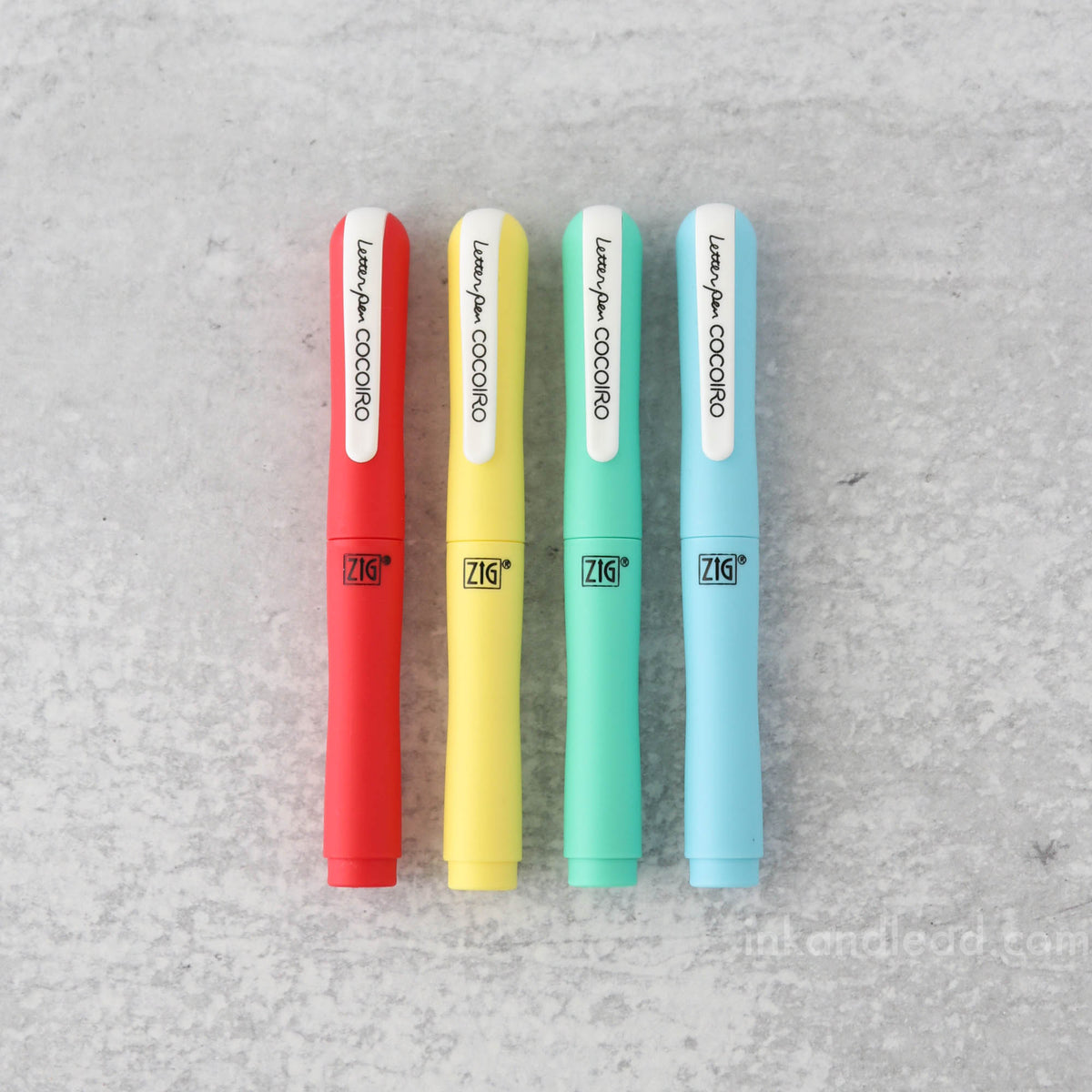 Kuretake Zig Cocoiro Letter Pen Body - Ocean Blue – Ink & Lead